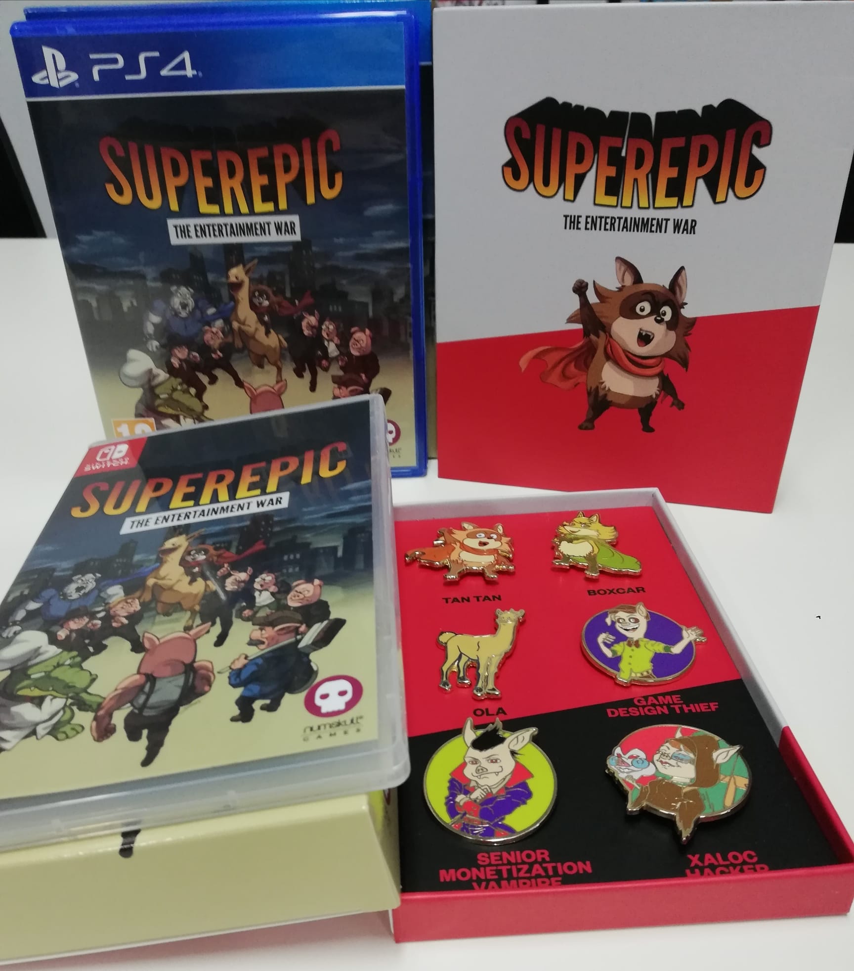 SuperEpic: The Entertainment War ya disponible en formato físico - PowerUps