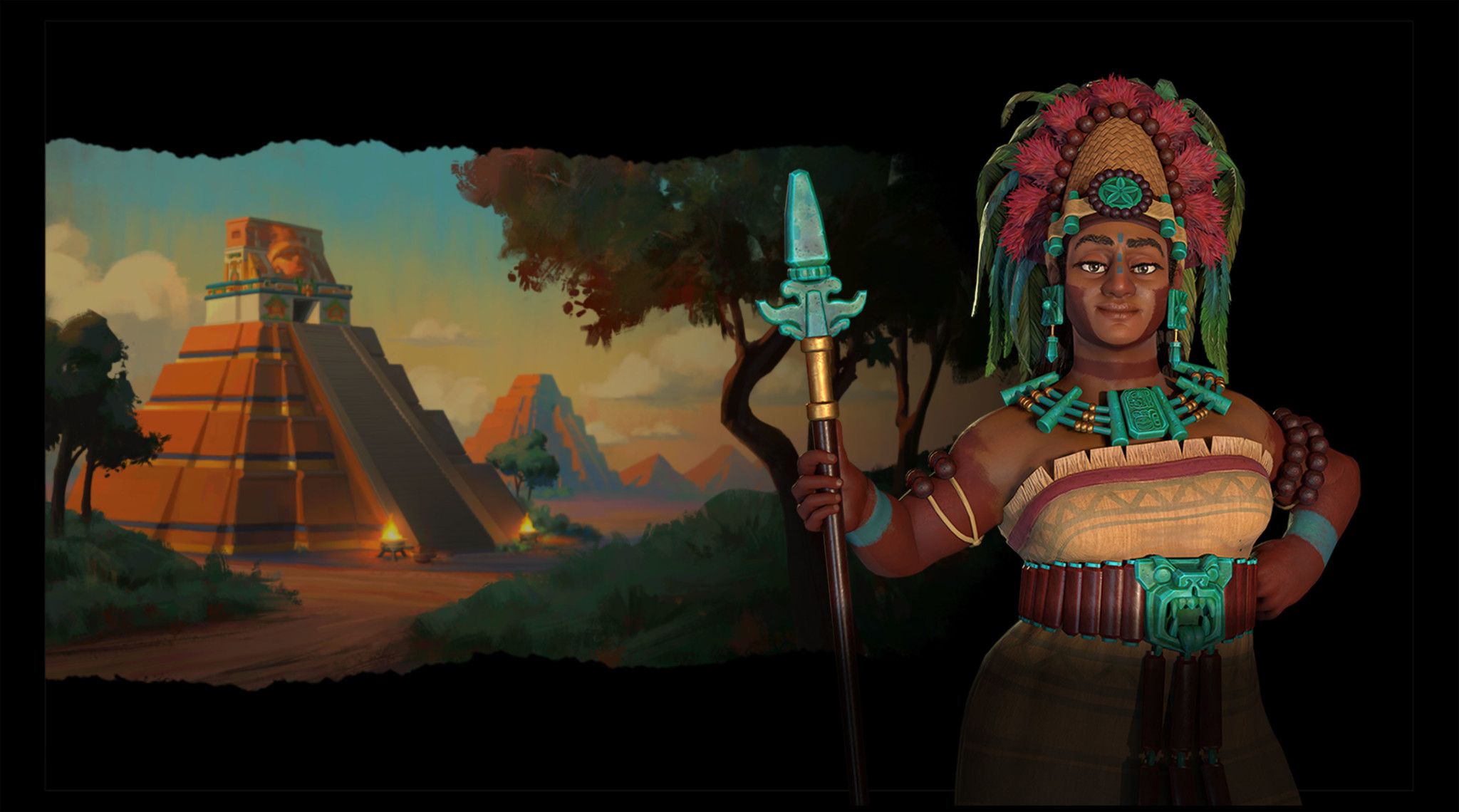 La líder maya Seis Cielos en Sid Meier’s Civilization VI - New Frontier ...