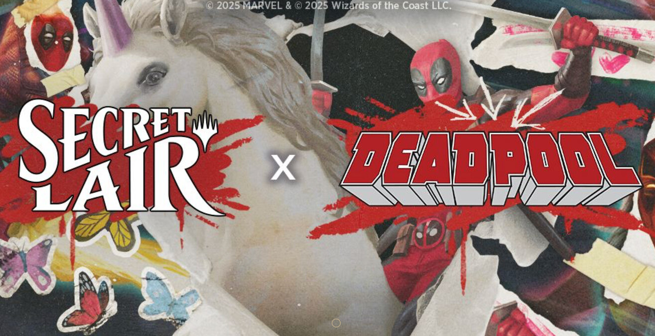 Hasbro desvela Magic: The Gathering Secret Lair | MARVEL's Deadpool ...