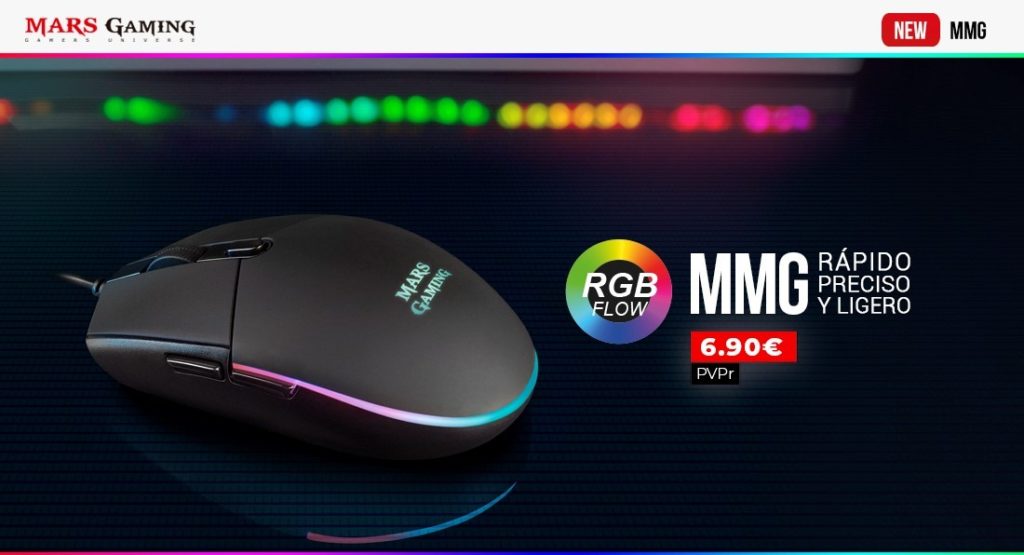 Mars Gaming presenta su nuevo ratón Mars Gaming MMG - PowerUps